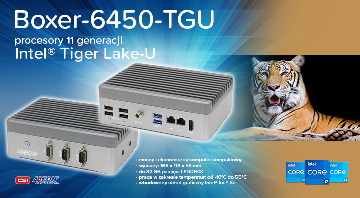 Boxer-6450-TGU ekonomiczny komputer przemysłowy - CSI S.A Boxer-6450-TGU ekonomiczny komputer przemysłowy - CSI S.A