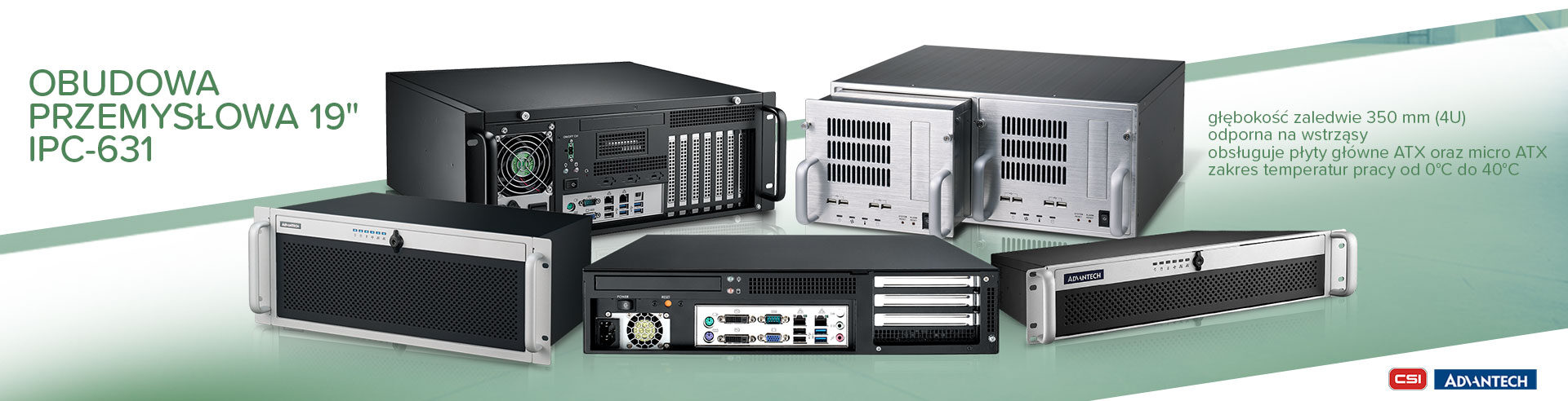 Komputery dla przemysłu, obudowy, karty flash i dyski SSD - CSI S.A