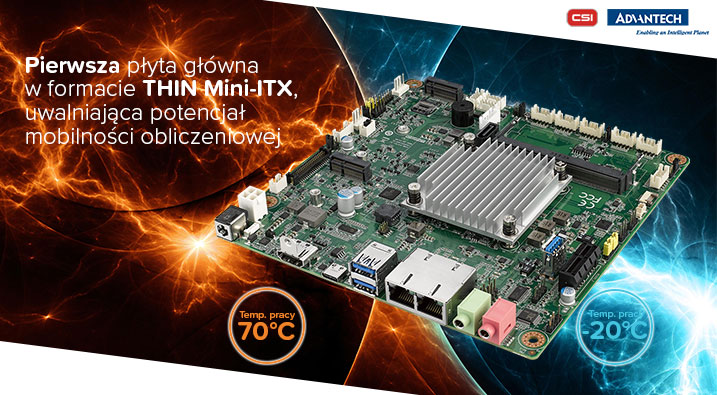Płyta główna THIN Mini-ITX AIMB-219 - CSI - dostawca komputerów dla przemysłu