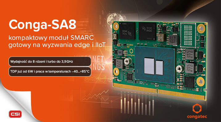 moduł Conga-SA8 – kompaktowy moduł SMARC - CSI - dostawca komputerów ...